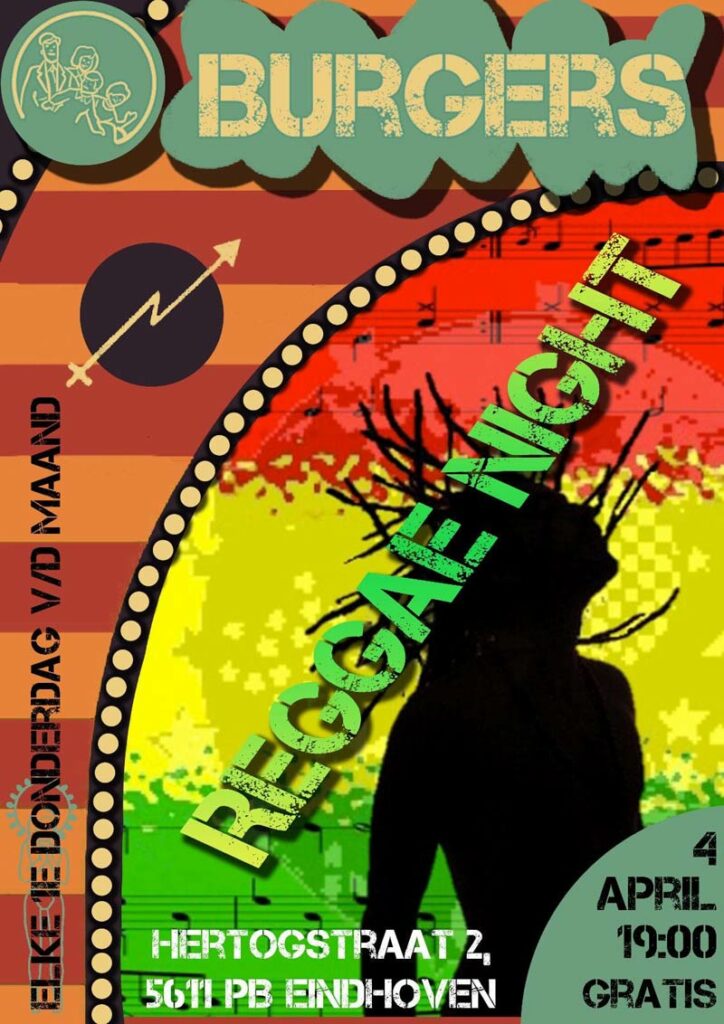Reggae Night | Burgers Eindhoven | Every 1st Thursday of the month
