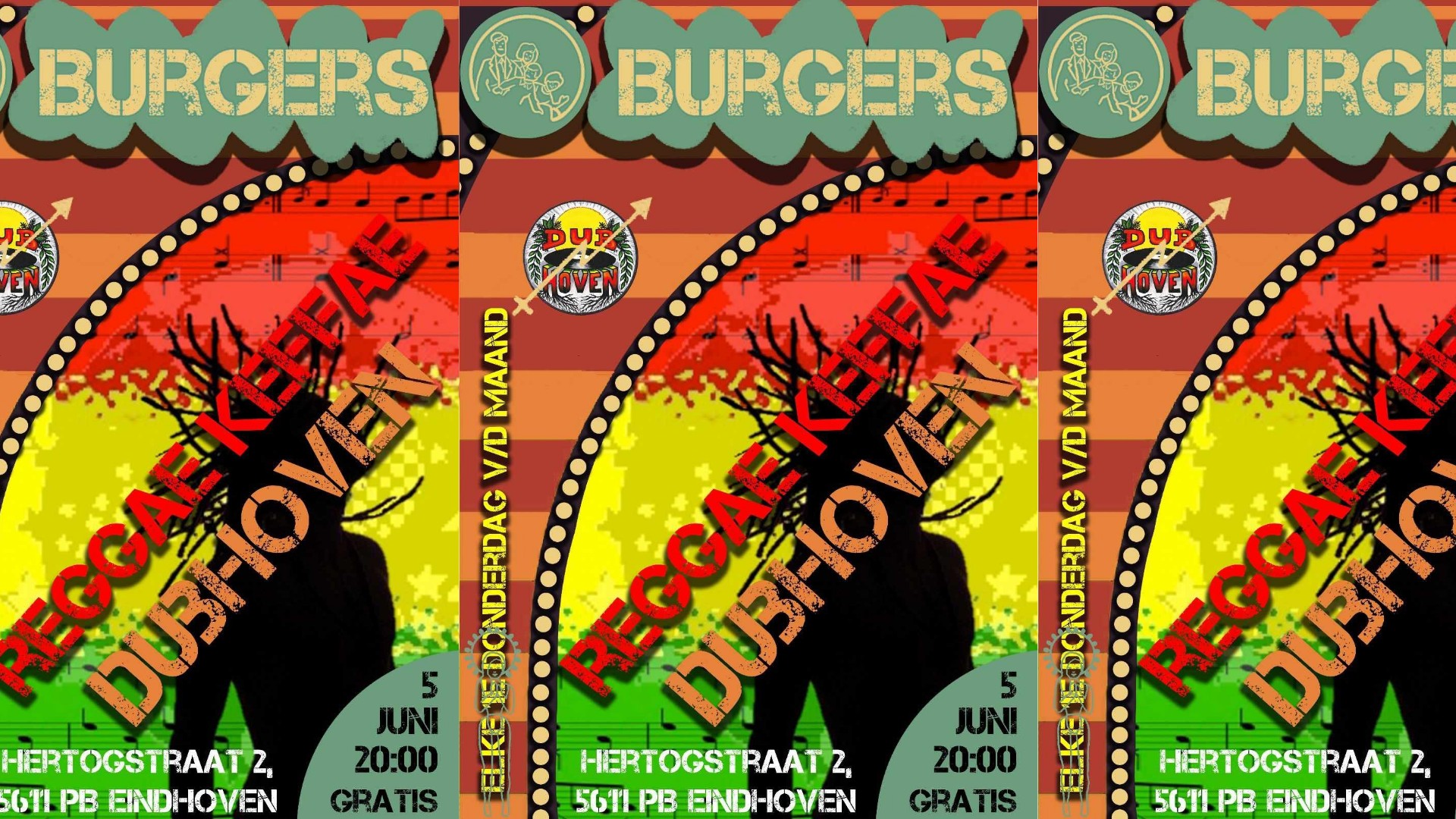 Reggae Night | Burgers Eindhoven | Every 1st Thursday of the month