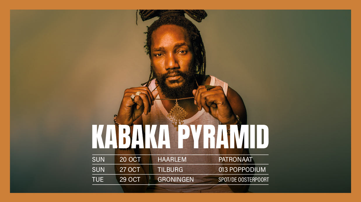 Kabaka Pyramid will perform 3 times this month in the Netherlands