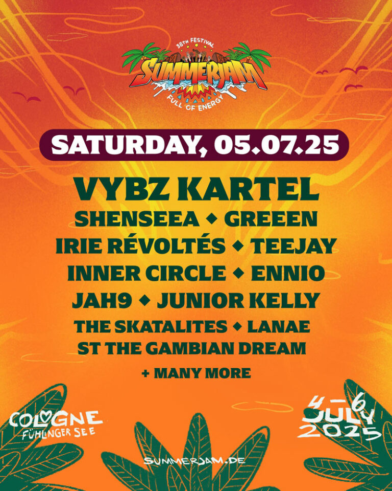 SummerJam Festival 2025 | Fühlinger See, Cologne | 04/06-07-2025
