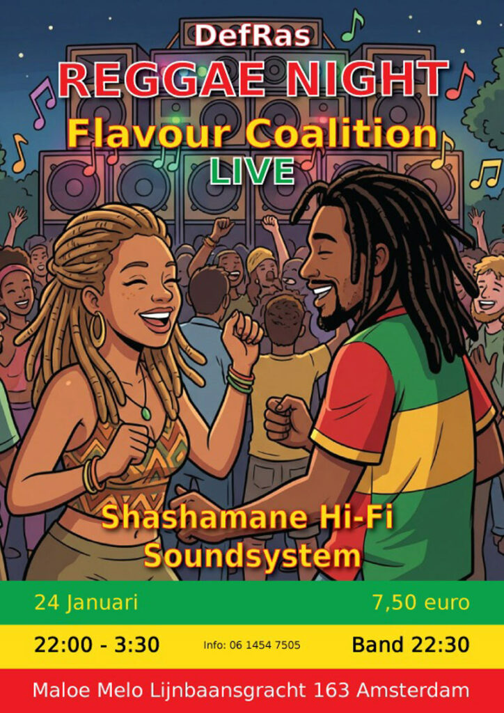 Reggae Night | Flavour Coalition LIVE | Maloe Melo, Amsterdam | 24-01-2026